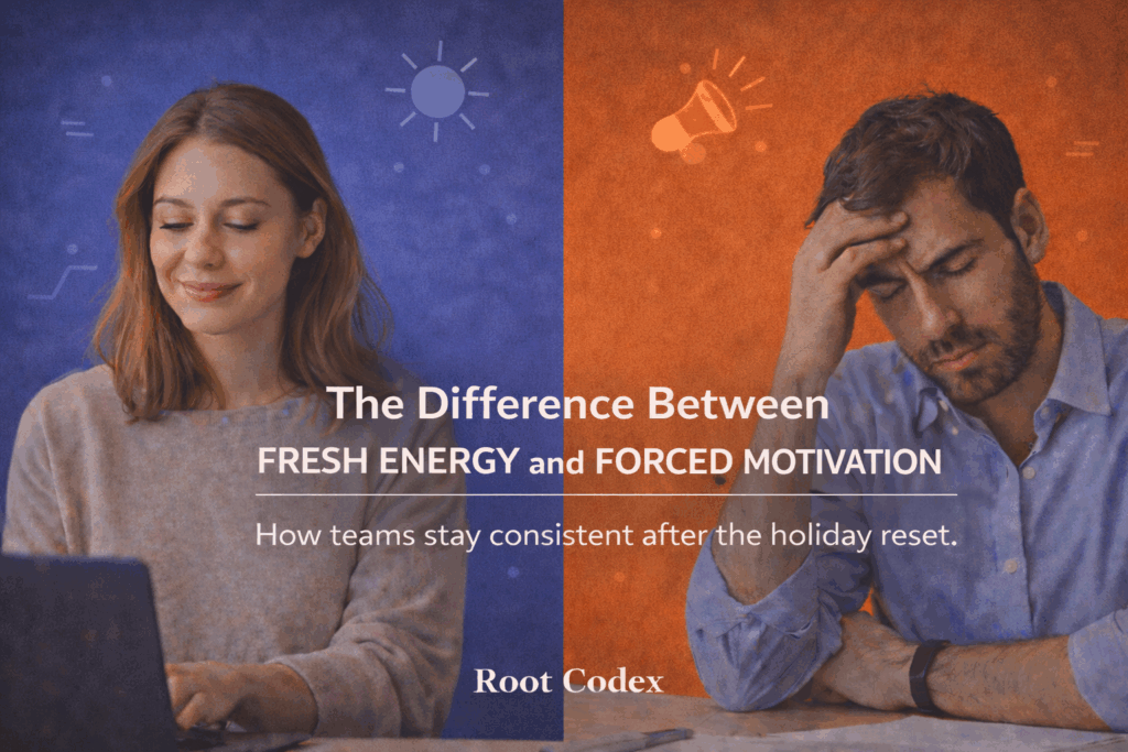The Difference Between Fresh Energy and Forced Motivation - Root Codex